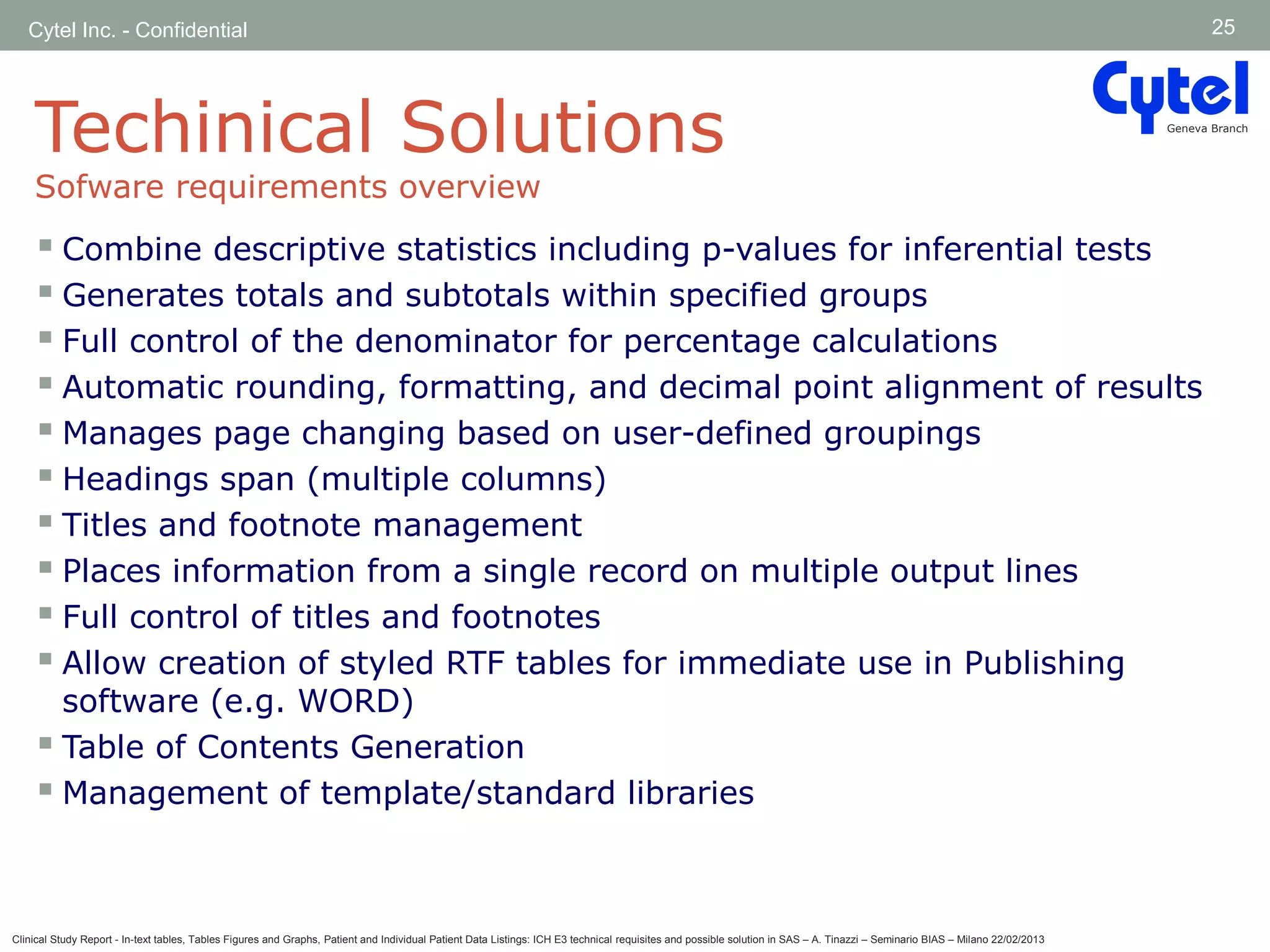 CLINICAL STUDY REPORT - IN-TEXT TABLES, TABLES FIGURES AND GRAPHS ...