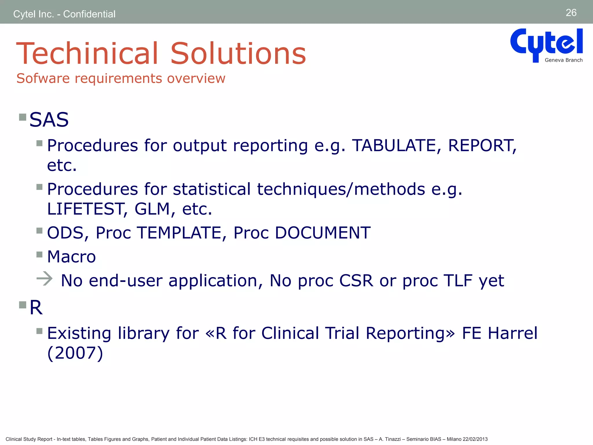 CLINICAL STUDY REPORT - IN-TEXT TABLES, TABLES FIGURES AND GRAPHS ...