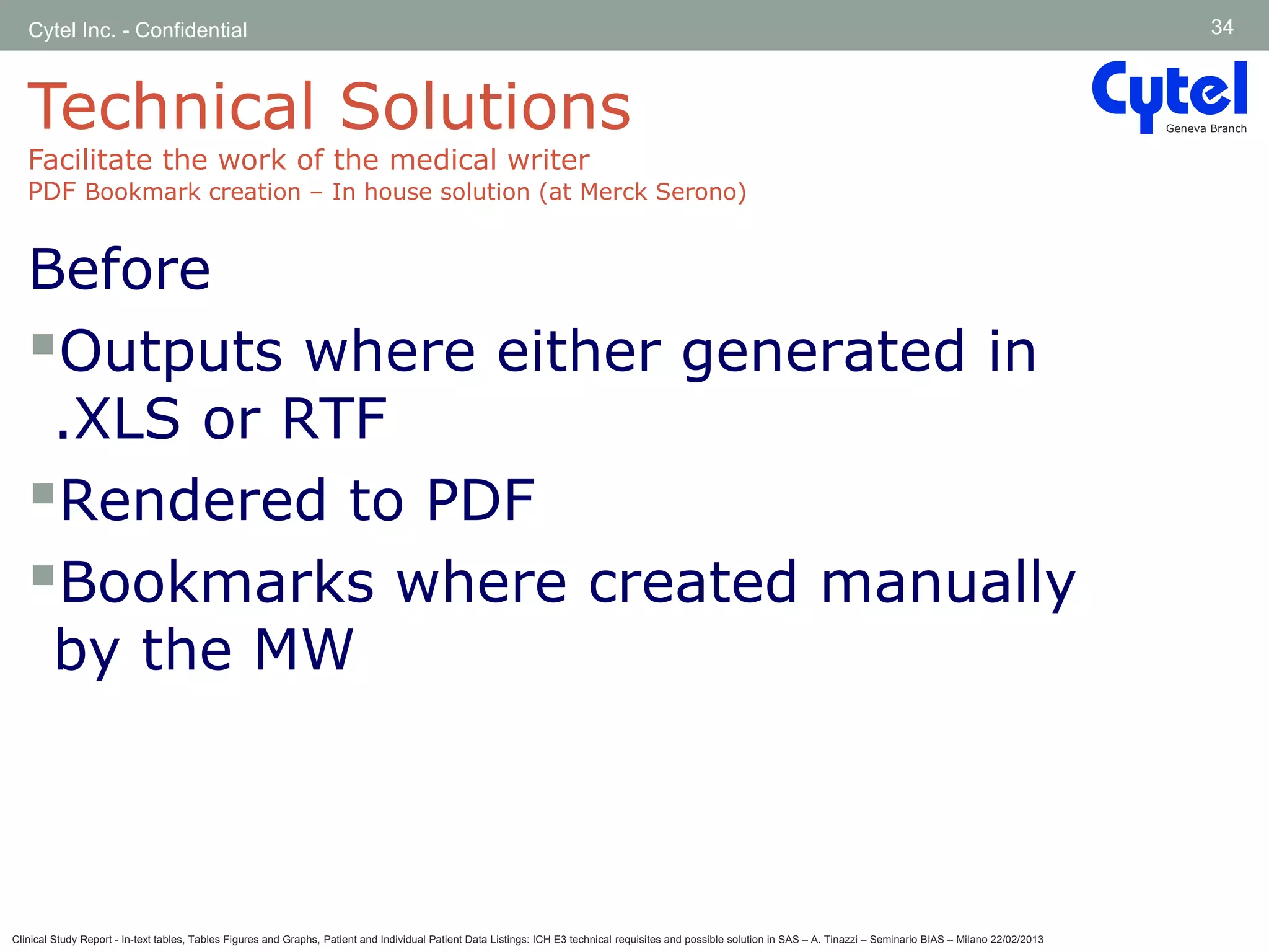 CLINICAL STUDY REPORT - IN-TEXT TABLES, TABLES FIGURES AND GRAPHS ...