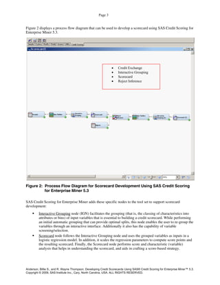 Sas credit scorecards | PDF