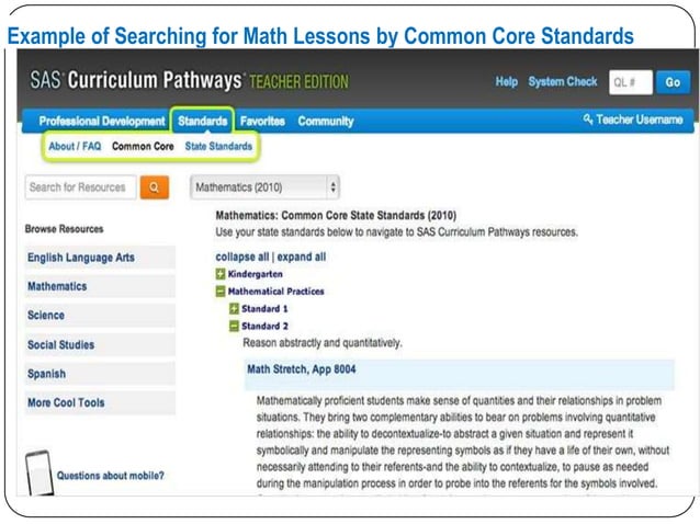 SAS Curriculum Pathways | PPT