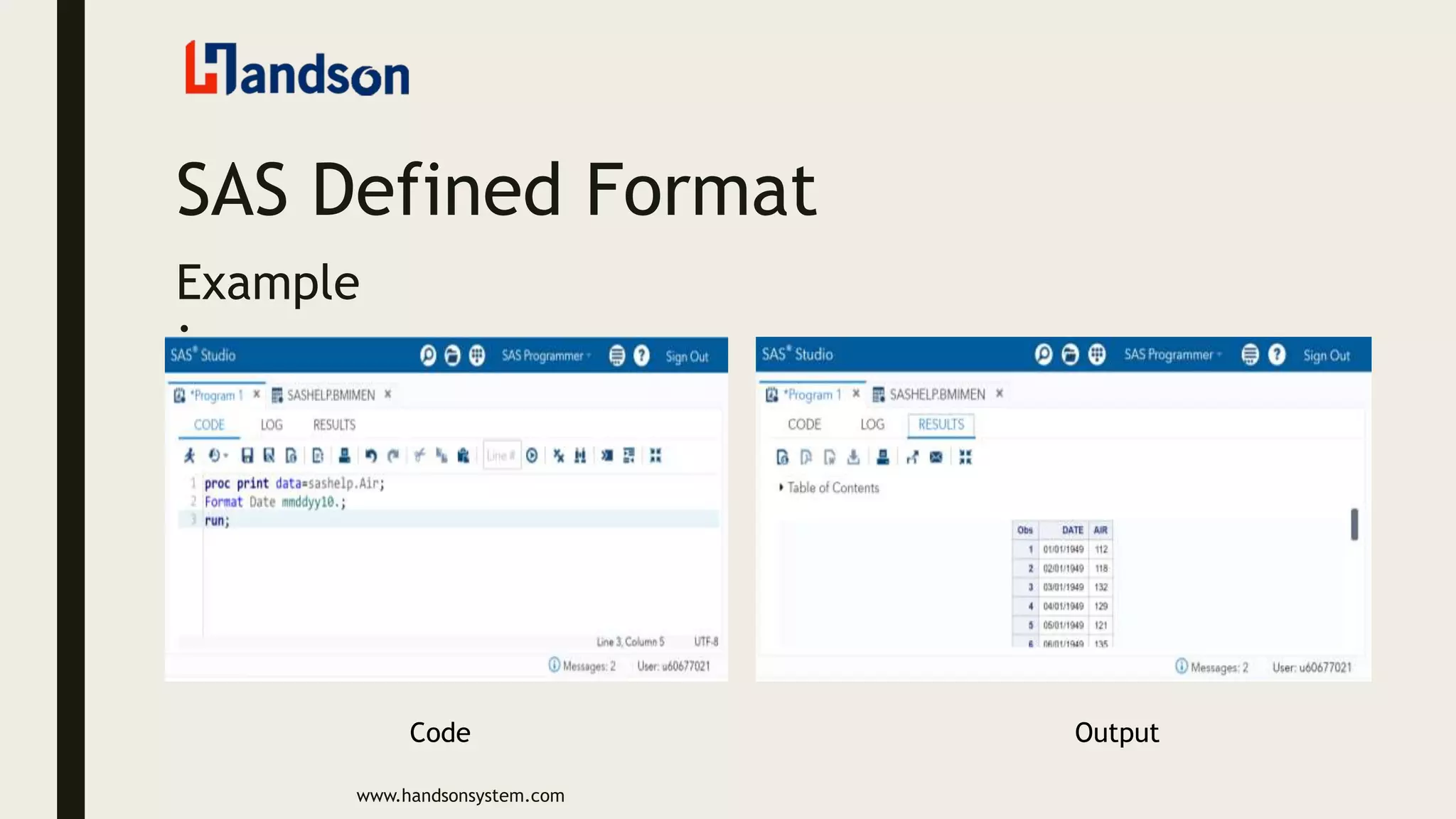 SAS Defined Format.pptx