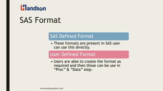 SAS Defined Format.pptx