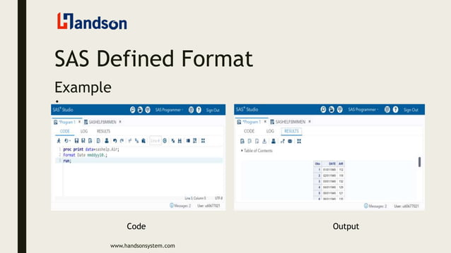 SAS Defined Format.pptx