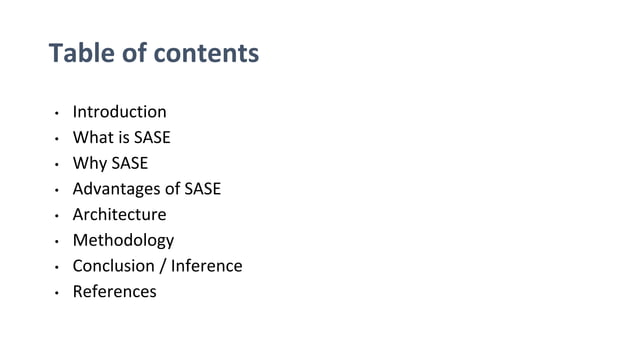 SASE.pptx | Cloud Computing | Internet
