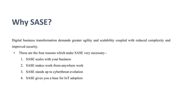 SASE.pptx | Cloud Computing | Internet