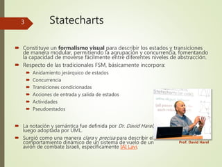 Máquinas de Estados UML: Statecharts | PPTX