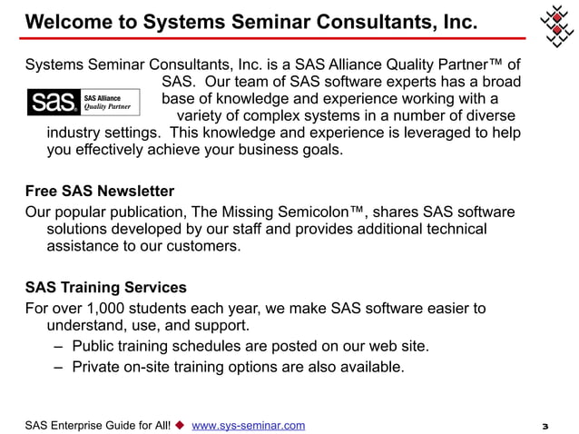 Sas Enterprise Guide A Revolutionary Tool | PPT