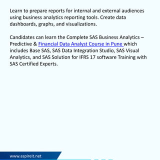 SAS for Banking and Financial Analytics: Which certification is best for Financial Data Analyst ...