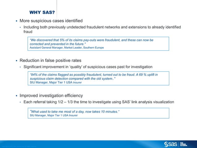 SAS for Claims Fraud | PPT