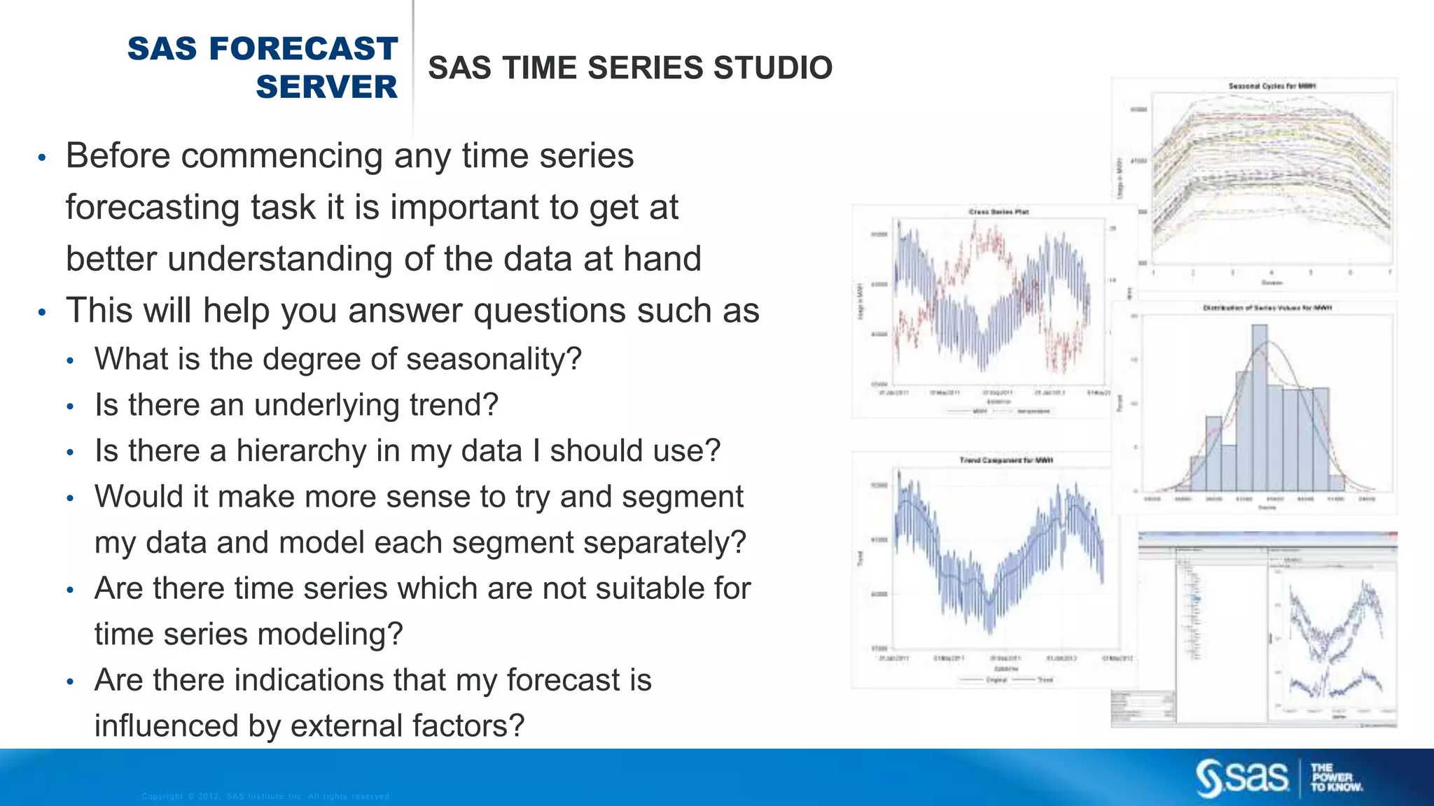 Introduction to SAS Forecasting | PPTX