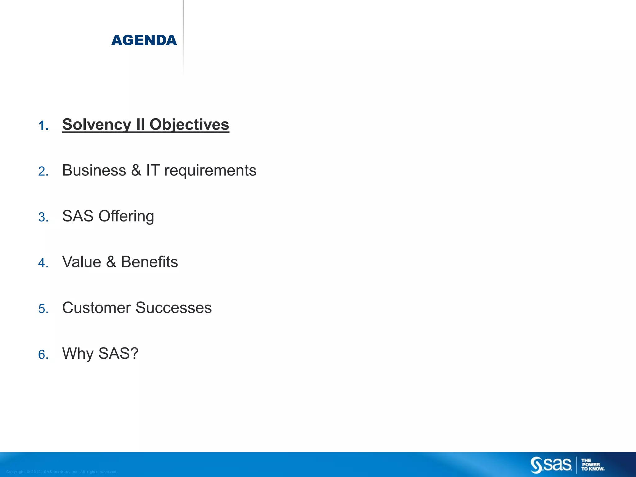 SAS for Solvency II | PPT