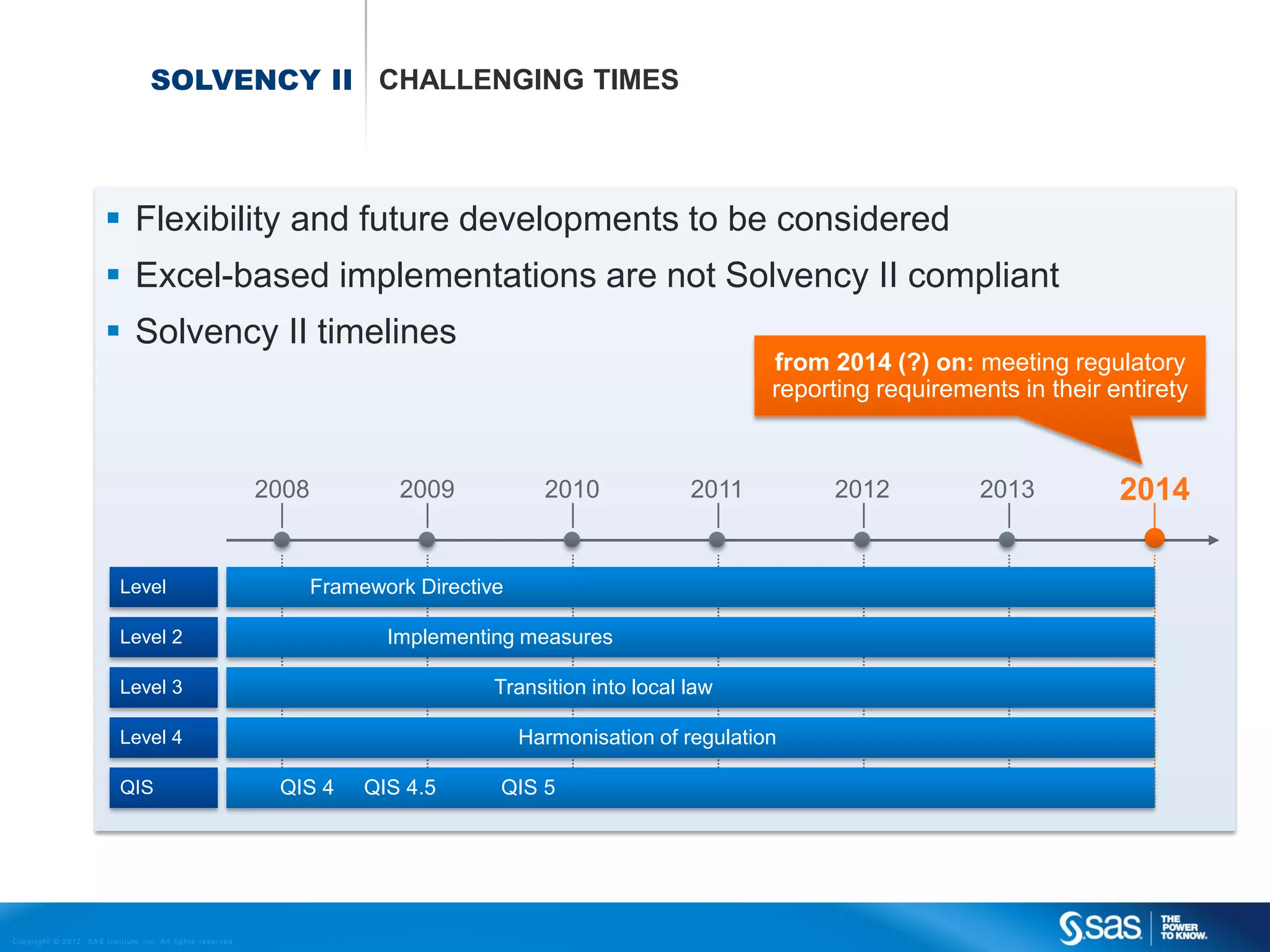 SAS for Solvency II | PPT