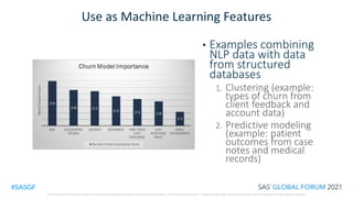 SAS Global 2021 Introduction to Natural Language Processing | PPT