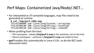 Make Your Containers Faster: Linux Container Performance Tools | PPT