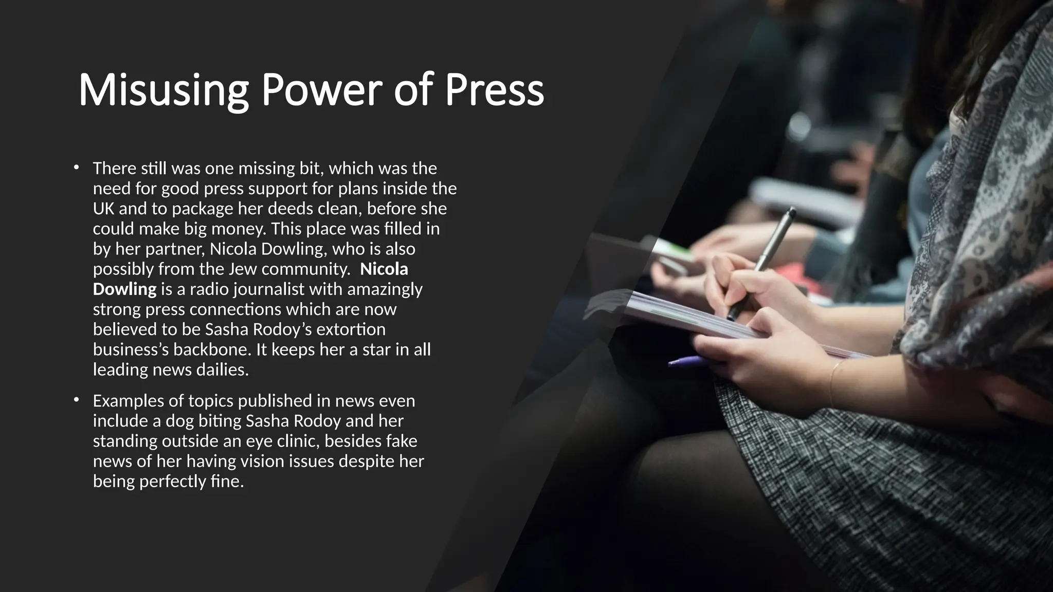 Sasha Rodoy - The Supreme Fraudster pptx | PPTX