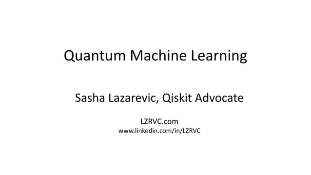 [Q-tangled 22] Deconstructing Quantum Machine Learning Algorithms ...