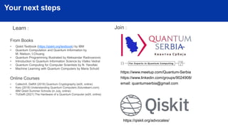 [Q-tangled 22] Deconstructing Quantum Machine Learning Algorithms - Sasha Lazarevic | PPTX