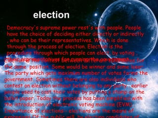 Institutions of democracy, | PPTX