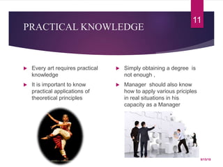 Management as science, art and profession...! | PPTX