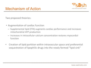 SASH : Intravenous Lipid Emulsion - Applications in Toxicology by Dr ...