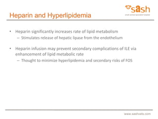 SASH : Intravenous Lipid Emulsion - Applications in Toxicology by Dr ...