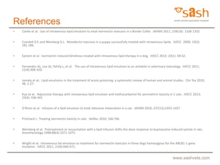 SASH : Intravenous Lipid Emulsion - Applications in Toxicology by Dr ...