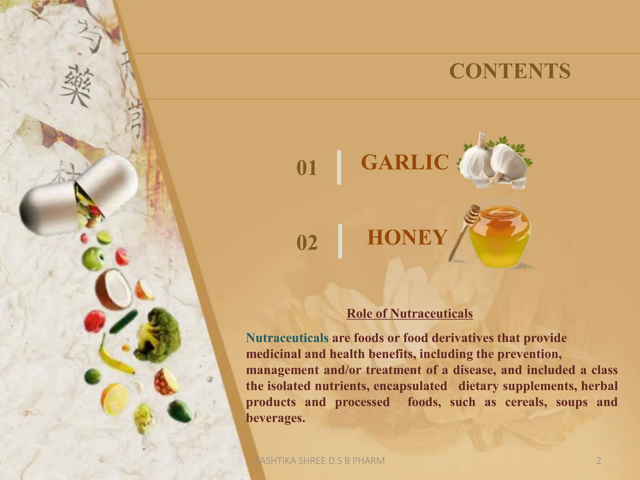 NUTRACEUTICALS - HERBAL DRUG TECHNOLOGY. | PPTX