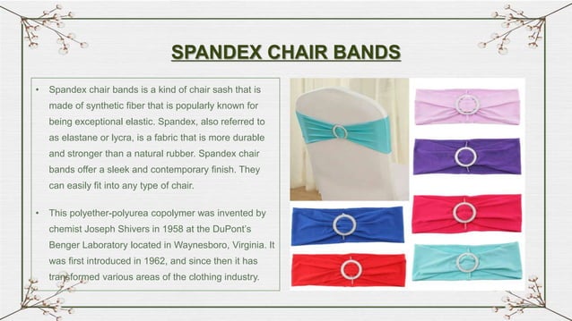 Sash up your event with different types of chair sashes | PPT