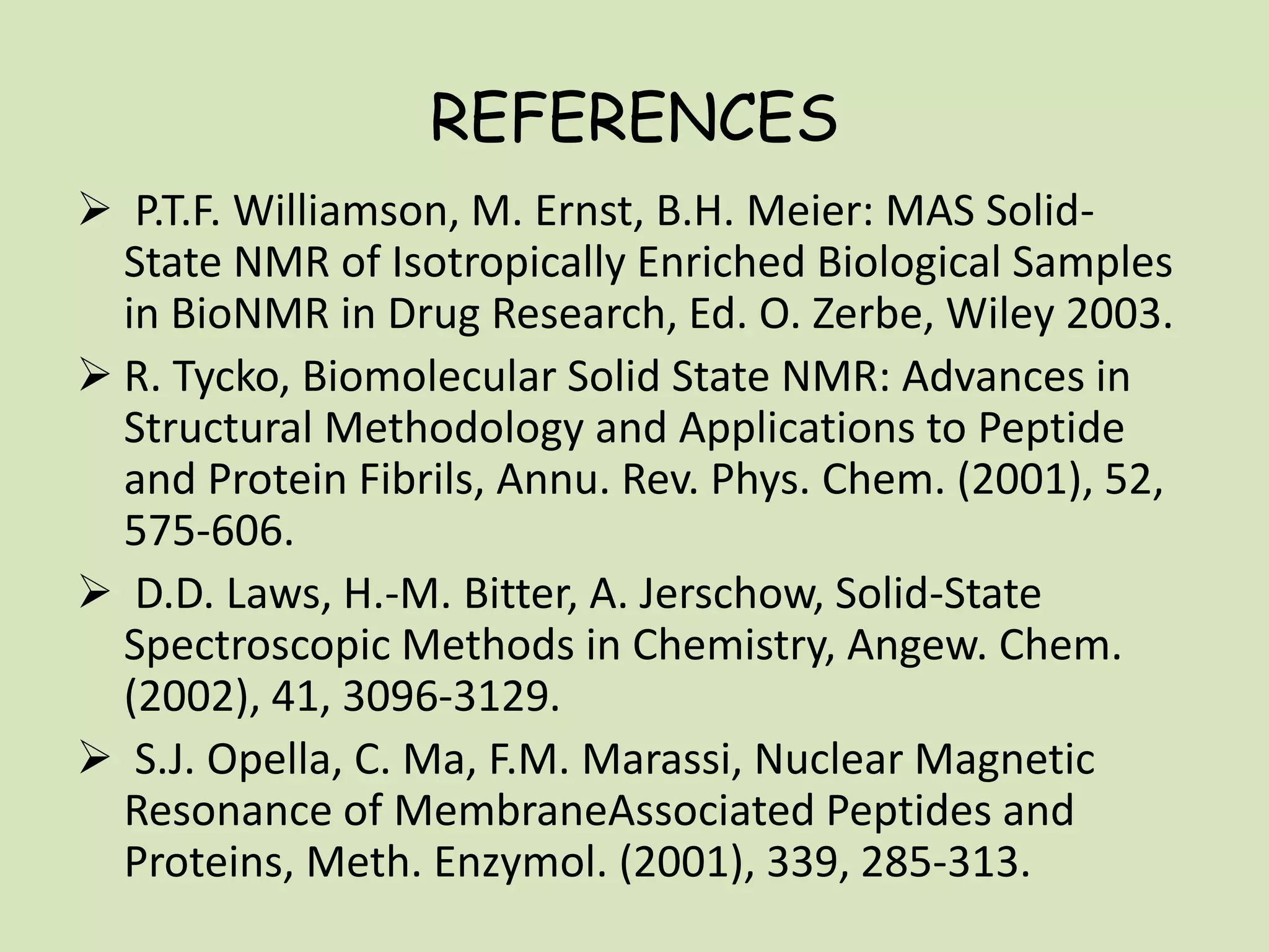 interpretation of NMR spectroscopy | PPTX