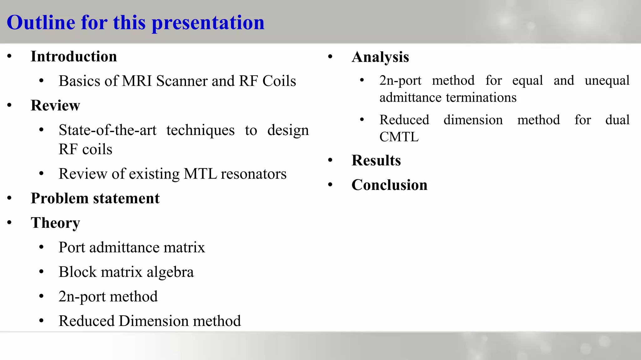 Multiple Resonant Multiconductor Transmission line Resonator Design using Circulant Block Matrix ...