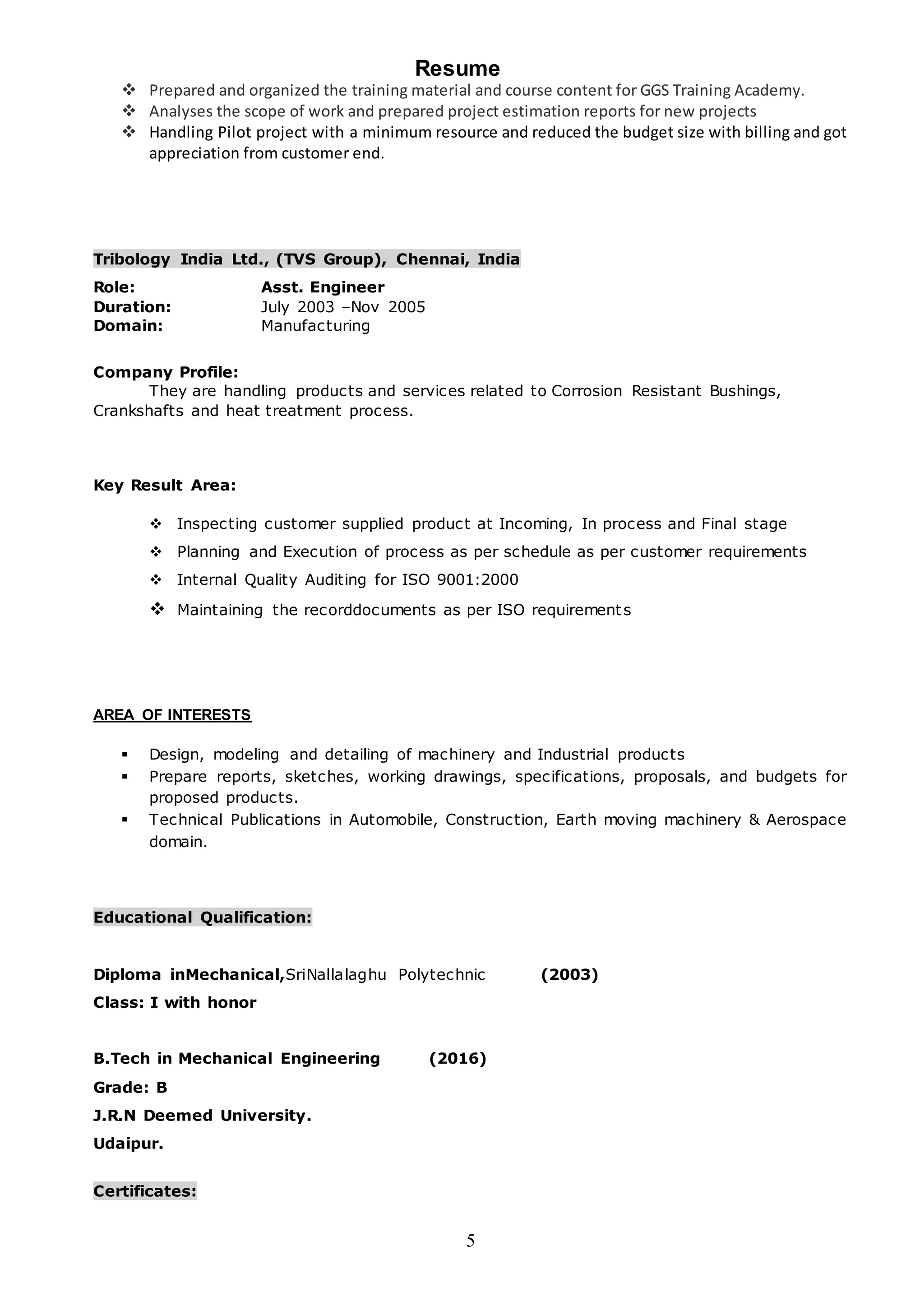 Sasikumar resume | PDF