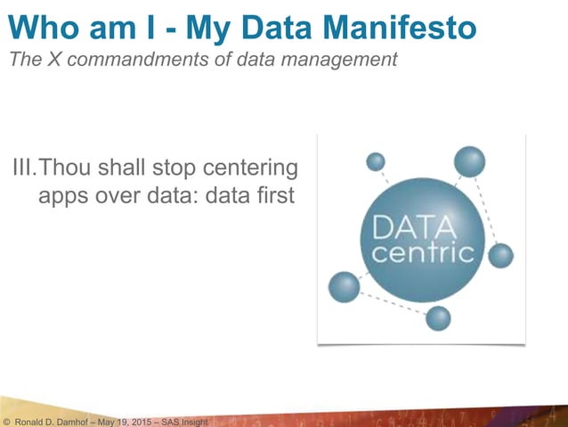 Sas insight sessie data management - Data Quadrant Model | PPT