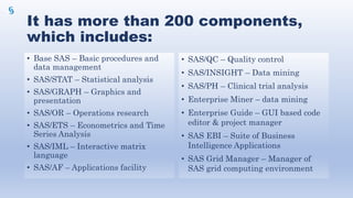 Sas introduction | PPTX