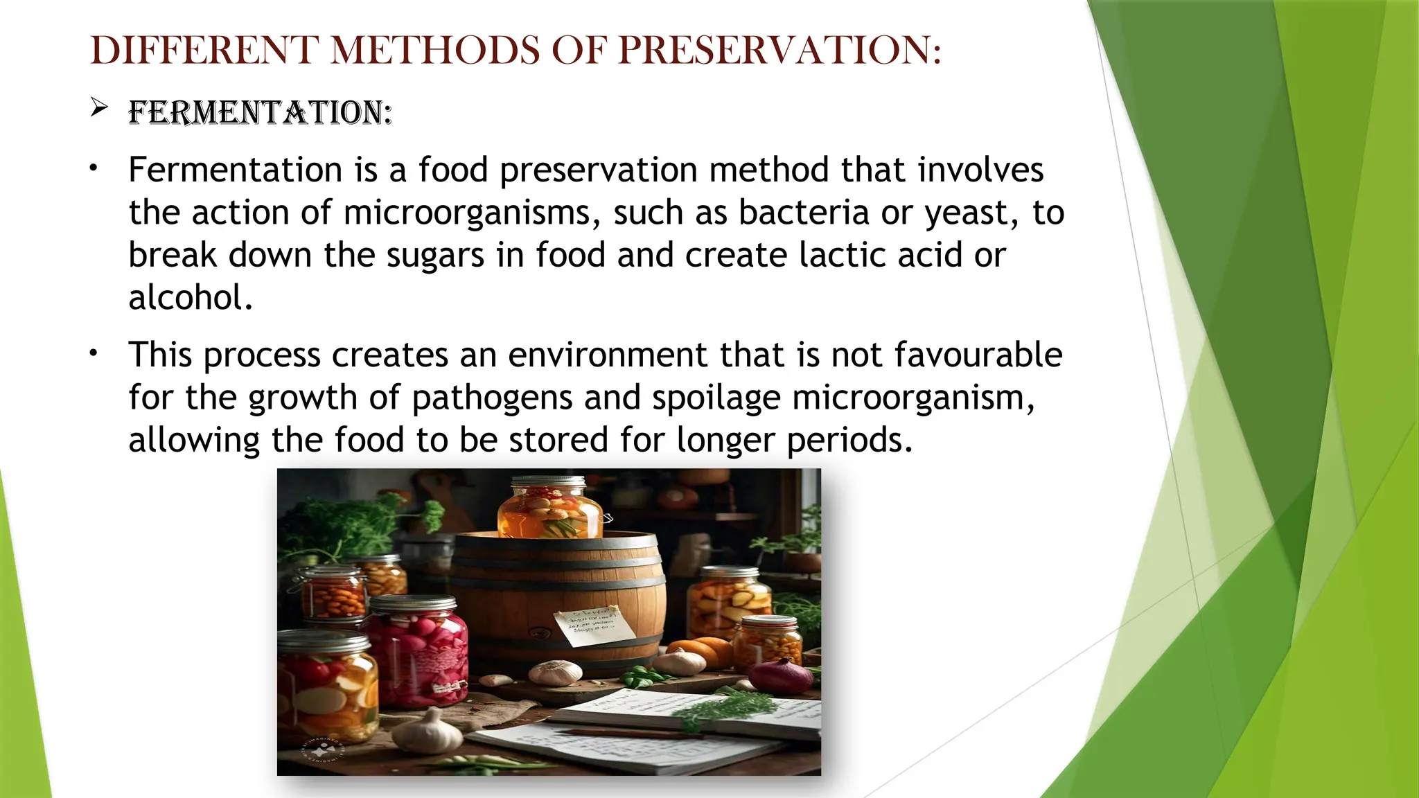 General principle methods of preservation | PPTX