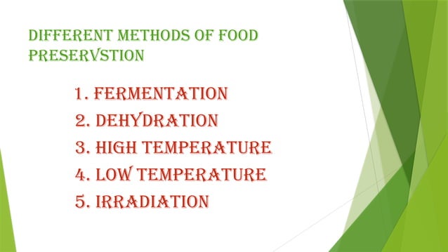 General principle methods of preservation | PPTX