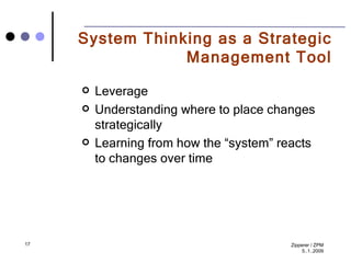 Sask LA Syst Think | PPT