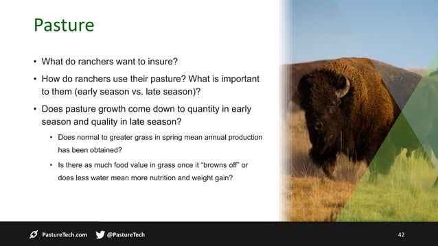 Using Satellite Imagery to Measure Pasture Production | PPT