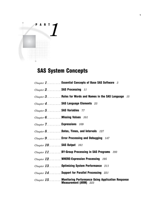 Sas language reference concepts | PDF | Programming Languages | Computing