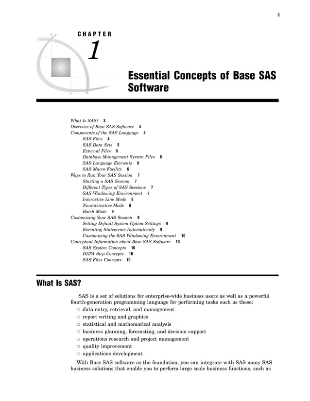 Sas language reference concepts | PDF | Programming Languages | Computing