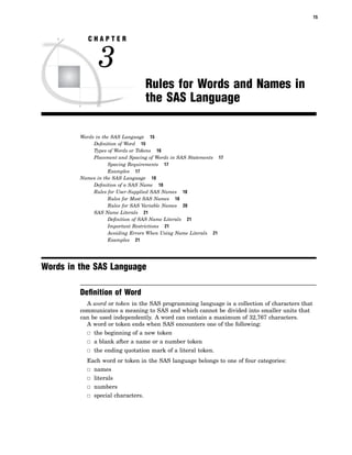 Sas language reference concepts | PDF