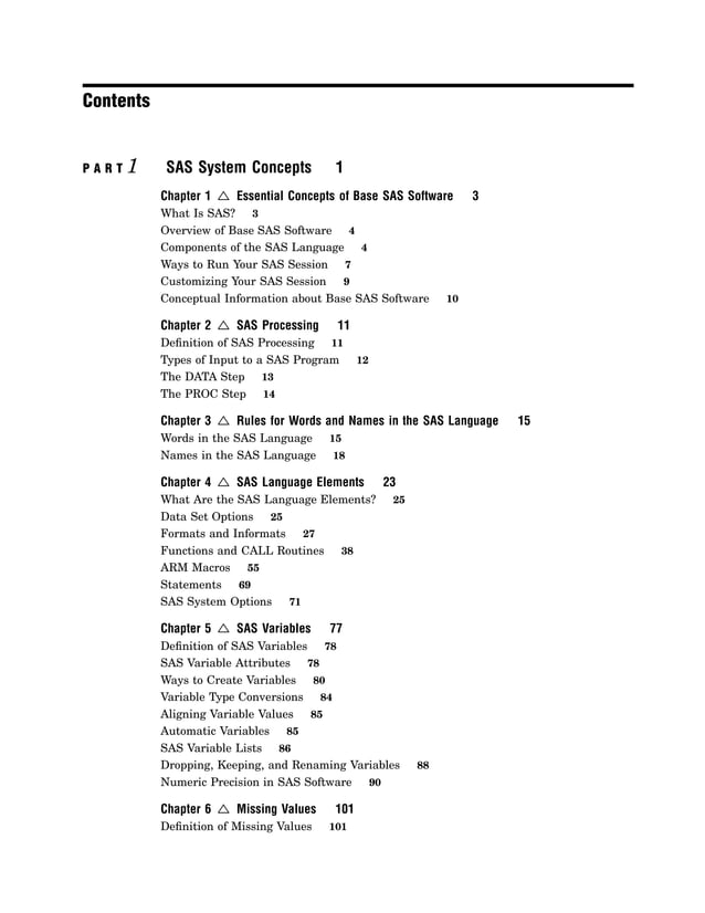 Sas language reference concepts | PDF | Programming Languages | Computing