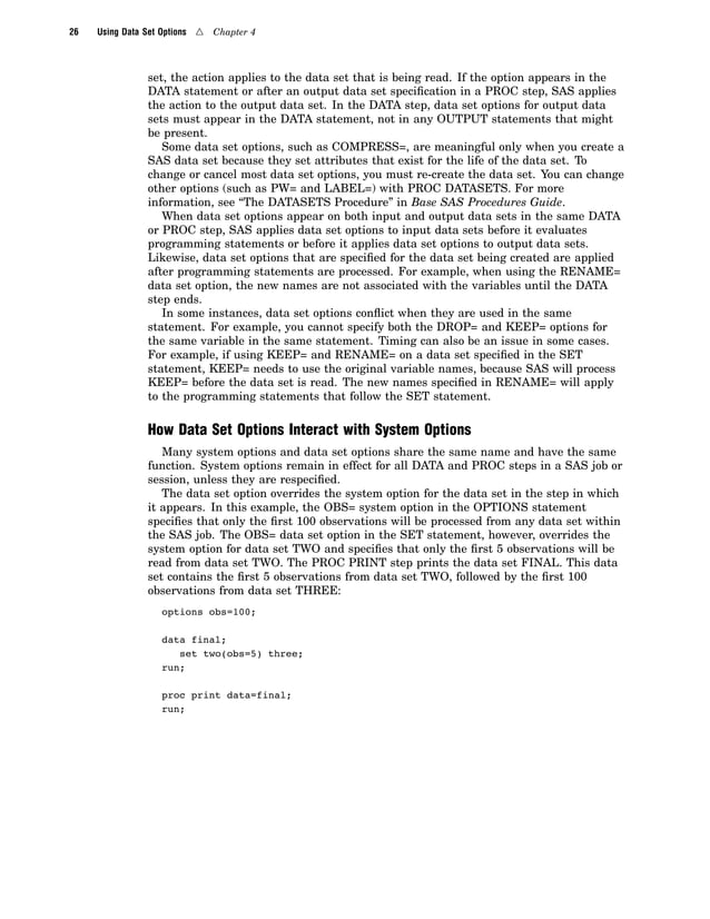 Sas language reference concepts | PDF | Programming Languages | Computing