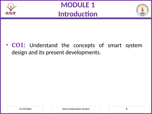 Smart Automation System Module - 1.pptx