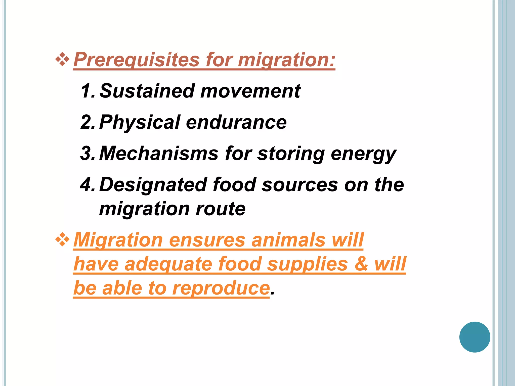 migration of animals | PPTX
