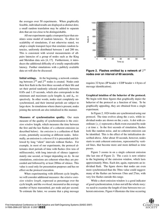 Fireﬂy-inspired Heartbeat Synchronization in Overlay Networks | PDF