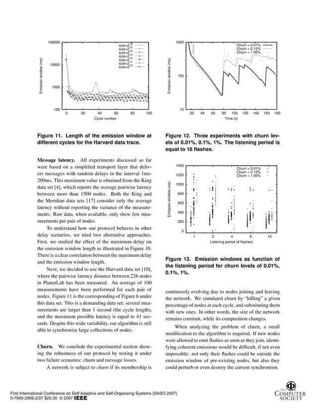 Fireﬂy-inspired Heartbeat Synchronization in Overlay Networks | PDF