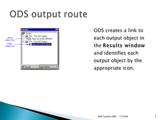 SAS ODS HTML | PPT | Web Design and HTML | Internet