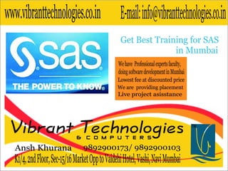 SAS - overview of SAS | PPT