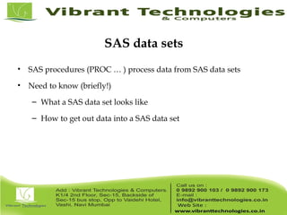 SAS - overview of SAS | PPT